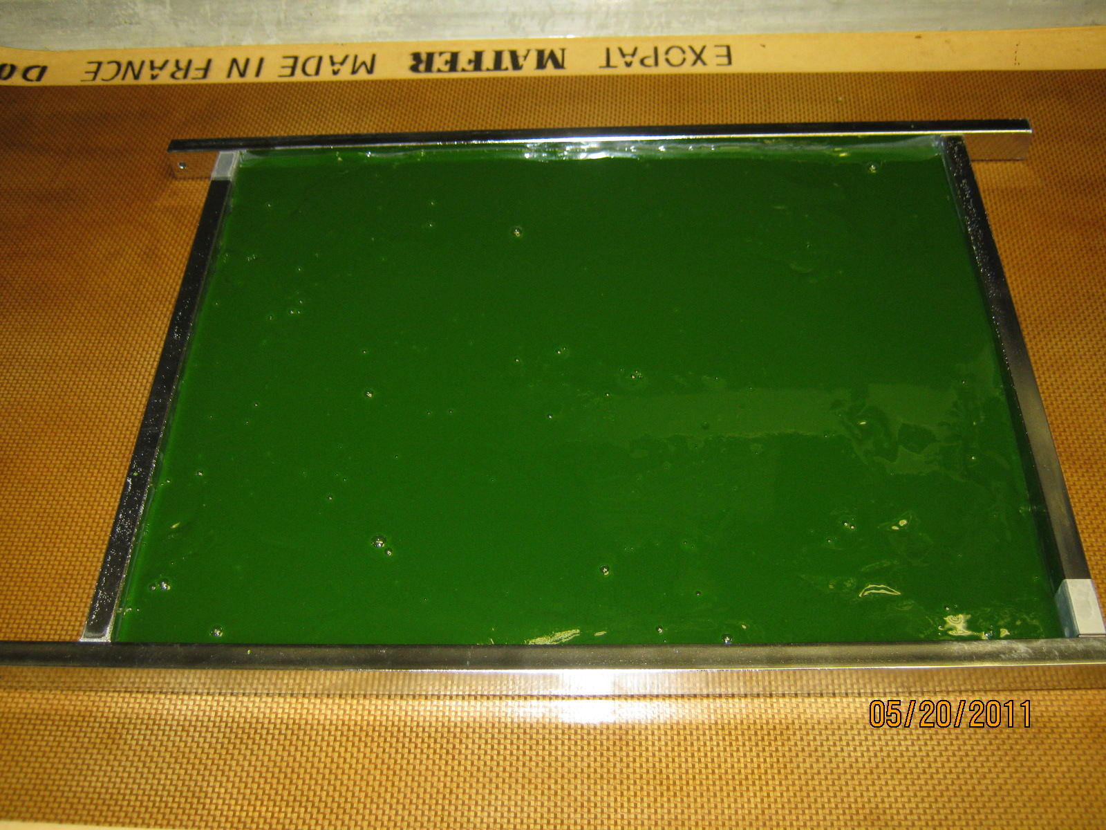 J. Gilbert's 826 Test Kitchen/Chef's Tasting Log: Basil Gelee