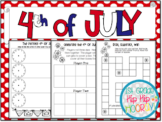 1st Grade Hip Hip Hooray!: Celebrate the Fourth of July!