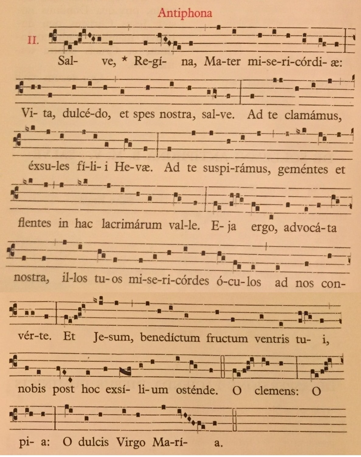 euouae: Salve Regina III