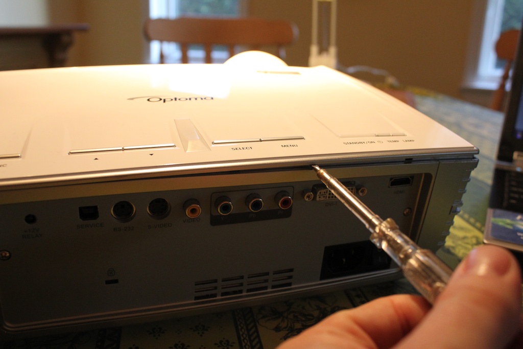 Cut the Cable: Clean colour wheel of Optoma HD72