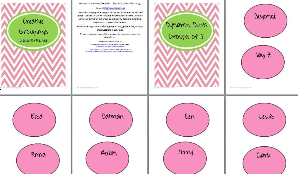 Stuff and Things: Grouping Ideas