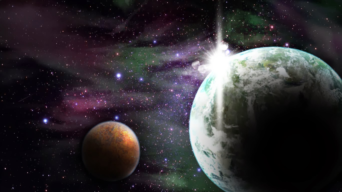 Julia's Art Blog: Final Exam- Part 3- Space Scene Tutorial!