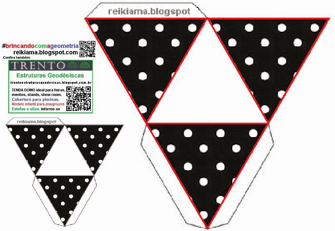 ...Brincar faz bem....: Piramide triangular molde para imprimir ...