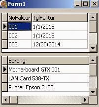 Memakai TADOQuery untuk Master Detil | Octa Cinta Delphi