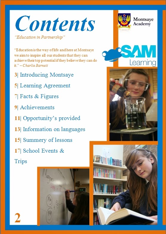 Georgia's Media Blog: First and Second Draft: School Magazine & Contents