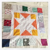 El taller de Naidú: Colcha de estrellas de patchwork
