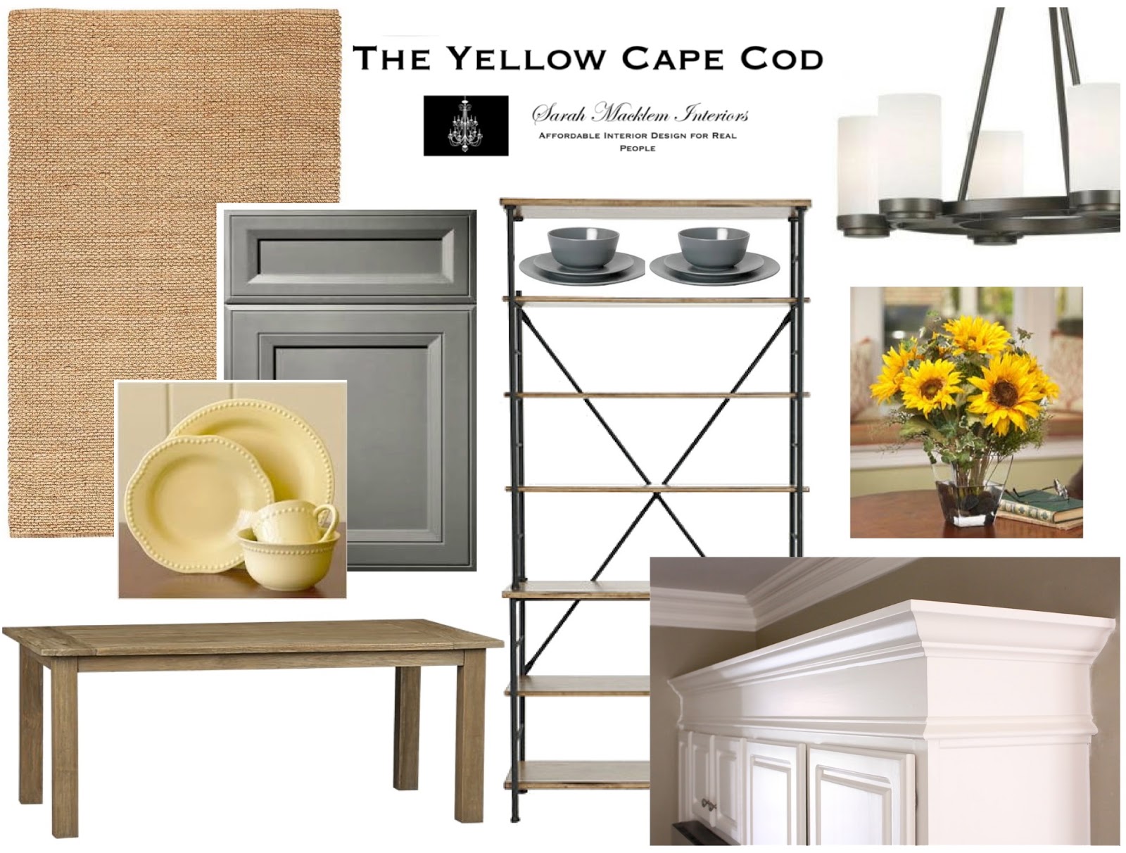 The Yellow Cape Cod: Warm and Sunny Kitchen/Family Room