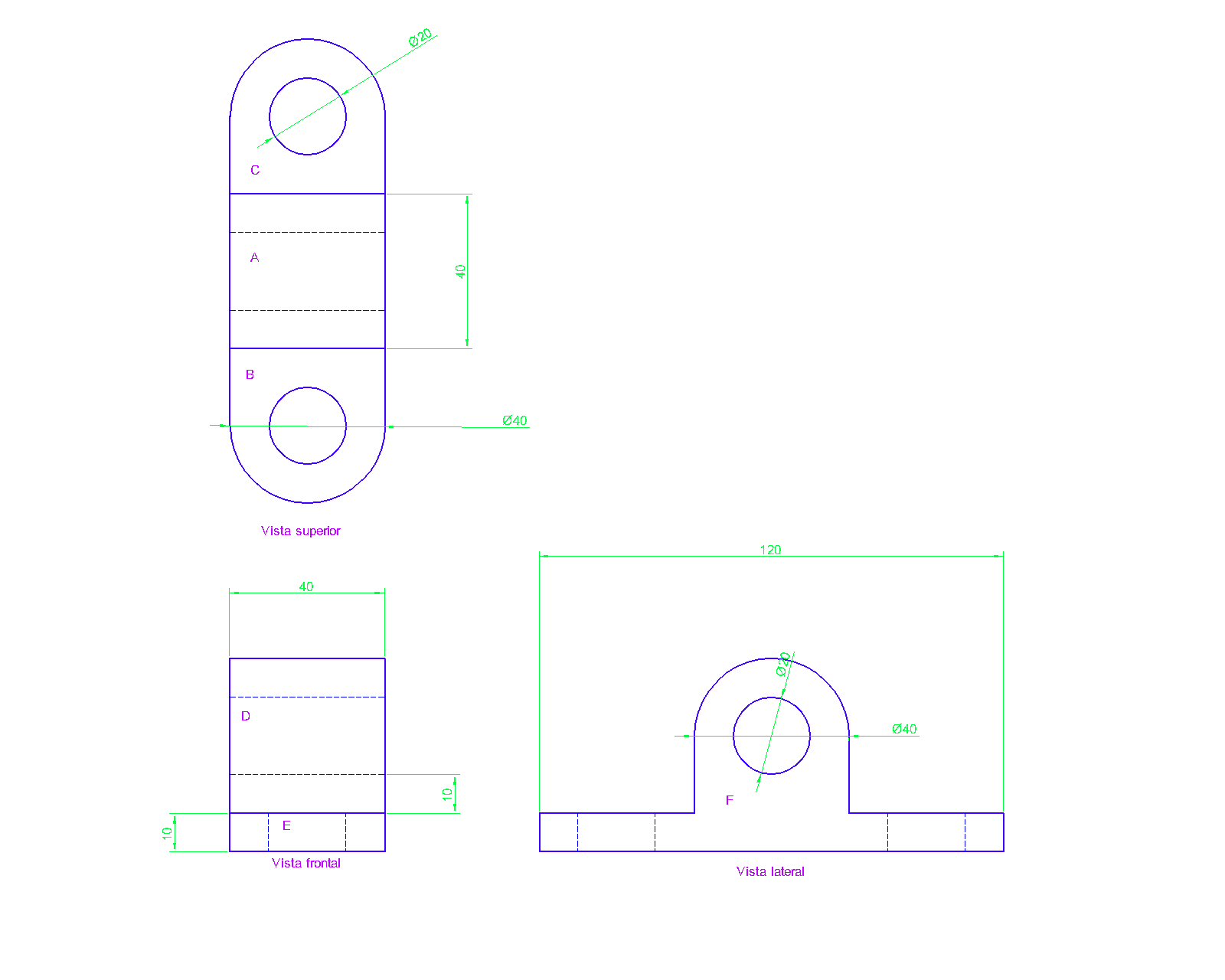 autocad: Taller 14. Vistas