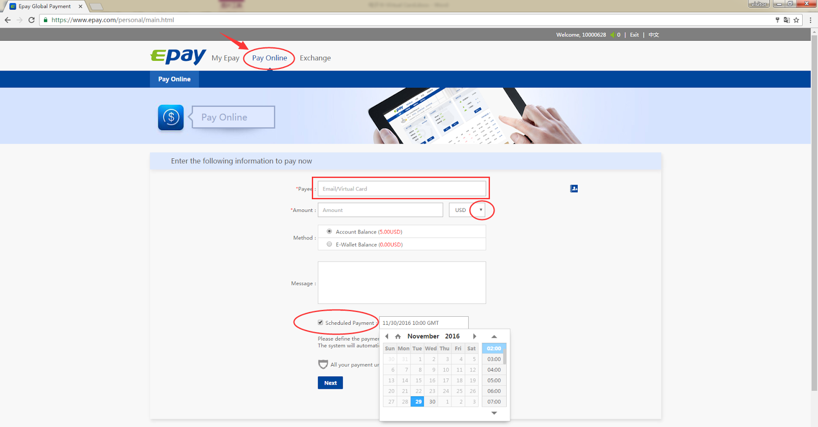 Epay.com - Free to buy AdvCash USD with Wire Transfer: 2016