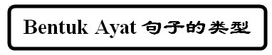 Welcome to my blog...: Bentuk Ayat