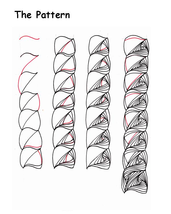 Zentangle - Time To Tangle: Parasail•z Tangle Pattern