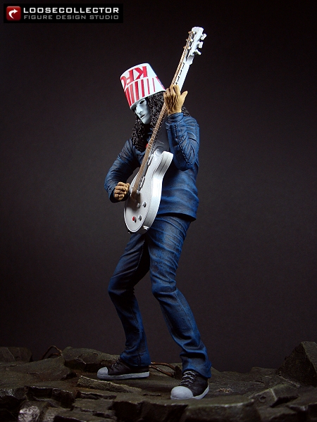 Loosecollector Custom Figures Archive: Buckethead 7-inch Statue (Blue ...