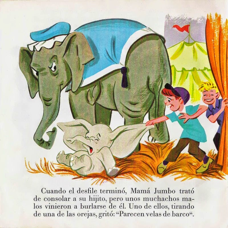 Cuentos infantiles: Dumbo. Cuento ilustrado.