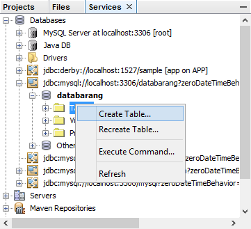 Aplikasi CRUD Input Data Barang - Koneksi Java dan MySql