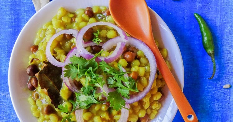 Namkeen ghoogri chaat - Wheat berry Indian risotto