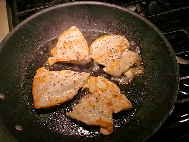 The Briny Lemon: Chicken Piccata with Butter-Seared Brussels Sprouts