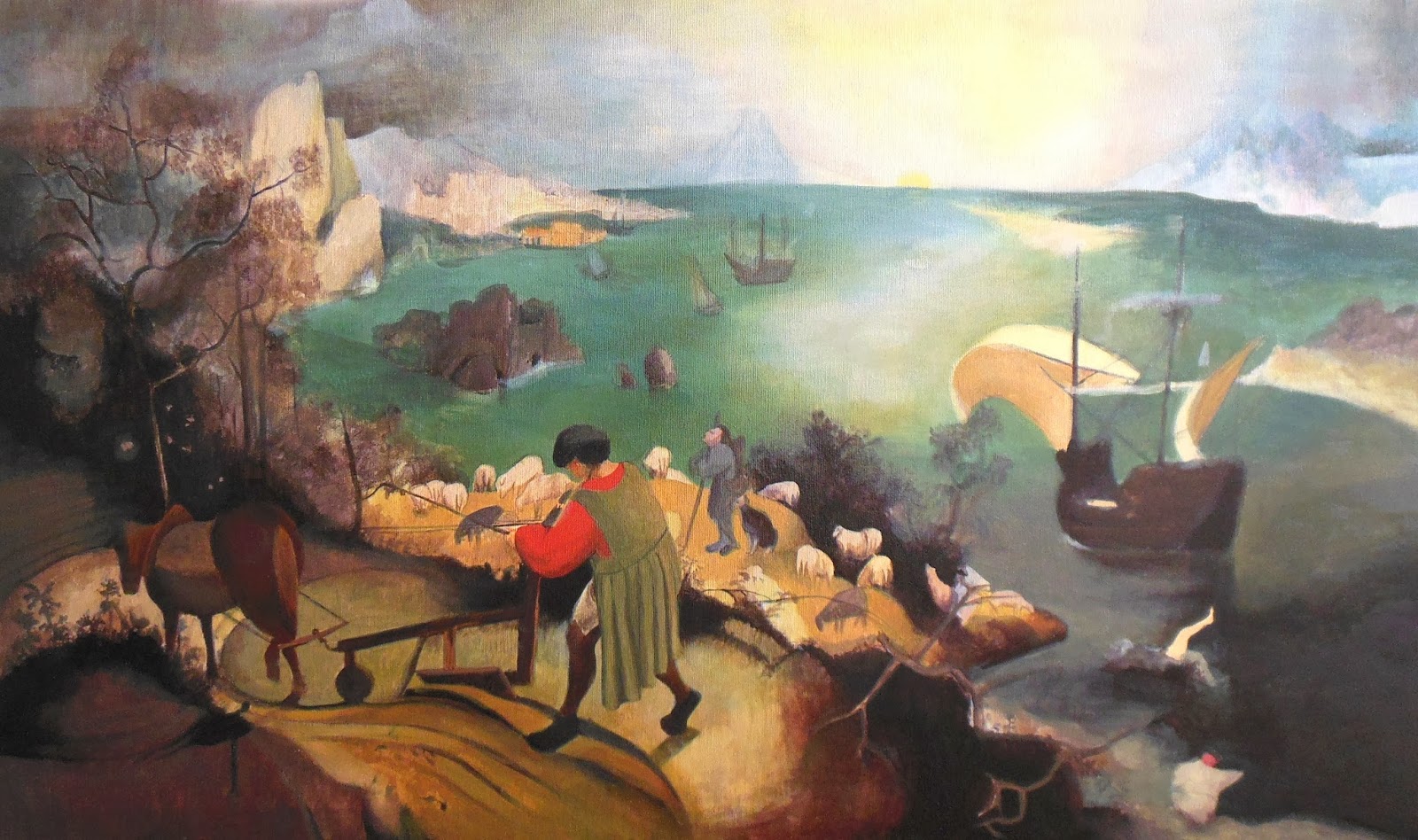 hannasoja: Upadek Ikara wg Petera Brueghla