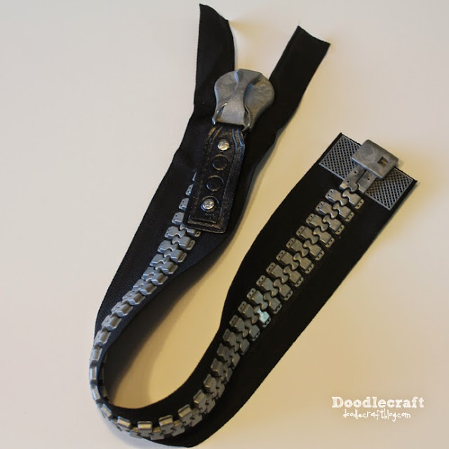 Giant Zipper Puffer Vest Upcycle!