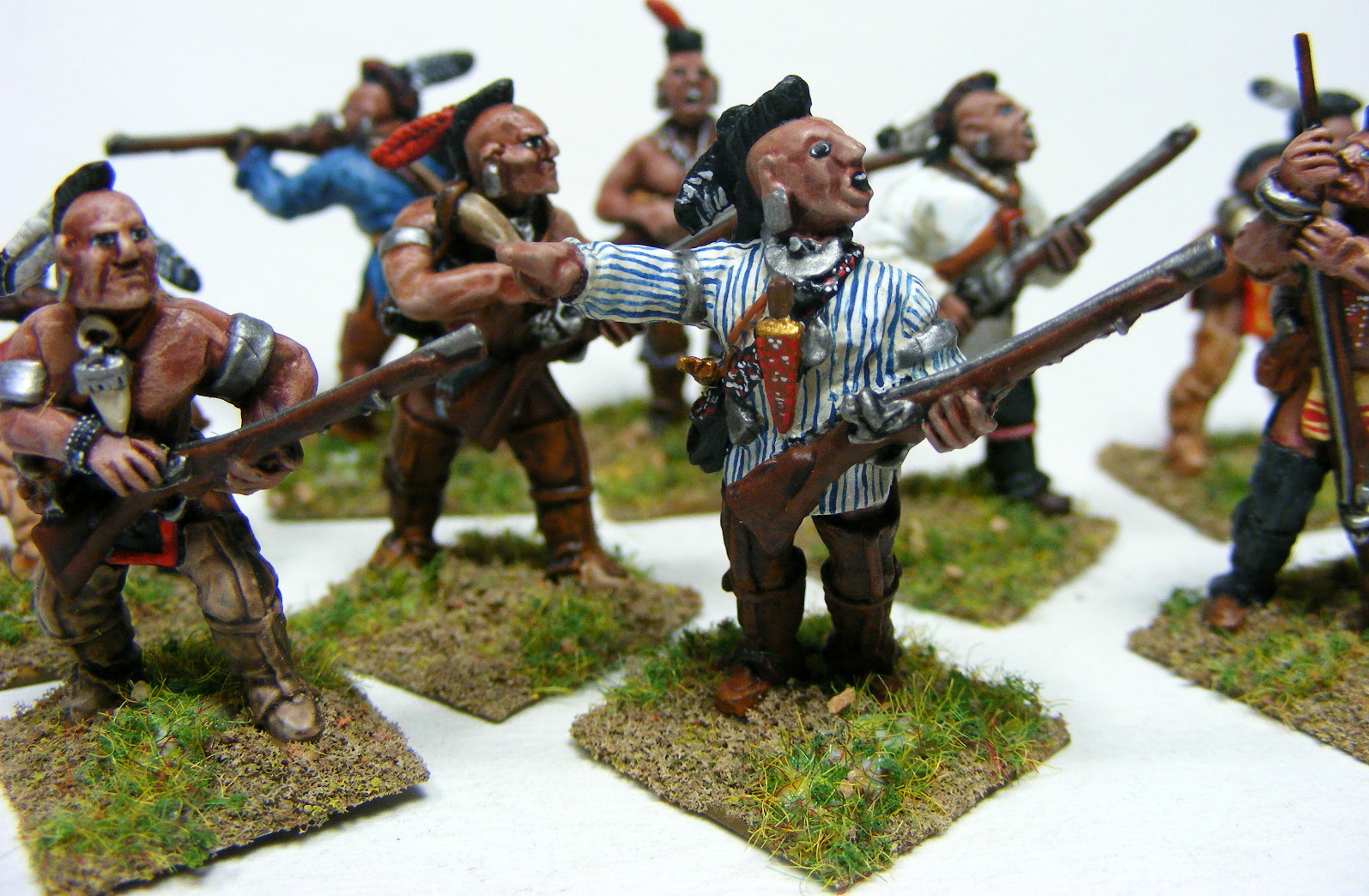 Evil Bob's Miniature Painting: French & Indian War Indians from ...