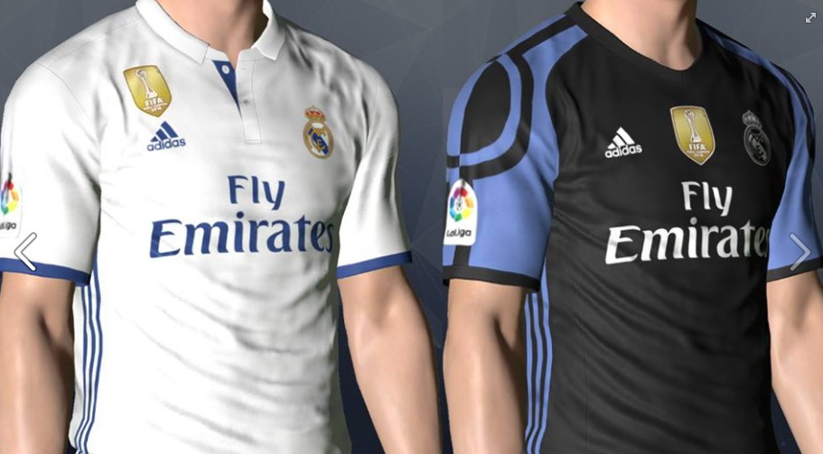 PES 2017 Kit do Real madrid com o logo ( Mundial de Clubes ) - Pes ...