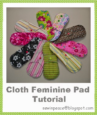 Sew in Peace: Cloth Feminine Pad Tutorial
