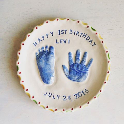 TheBabyHandprintCompany: First Birthday - First Birthday Gift - Baby's ...