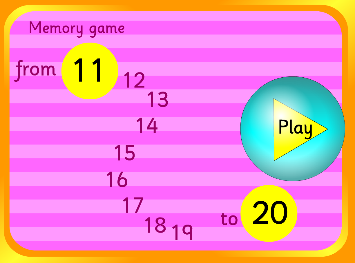 English Corner: 2º ENGLISH: Numbers 1-20 (online game)