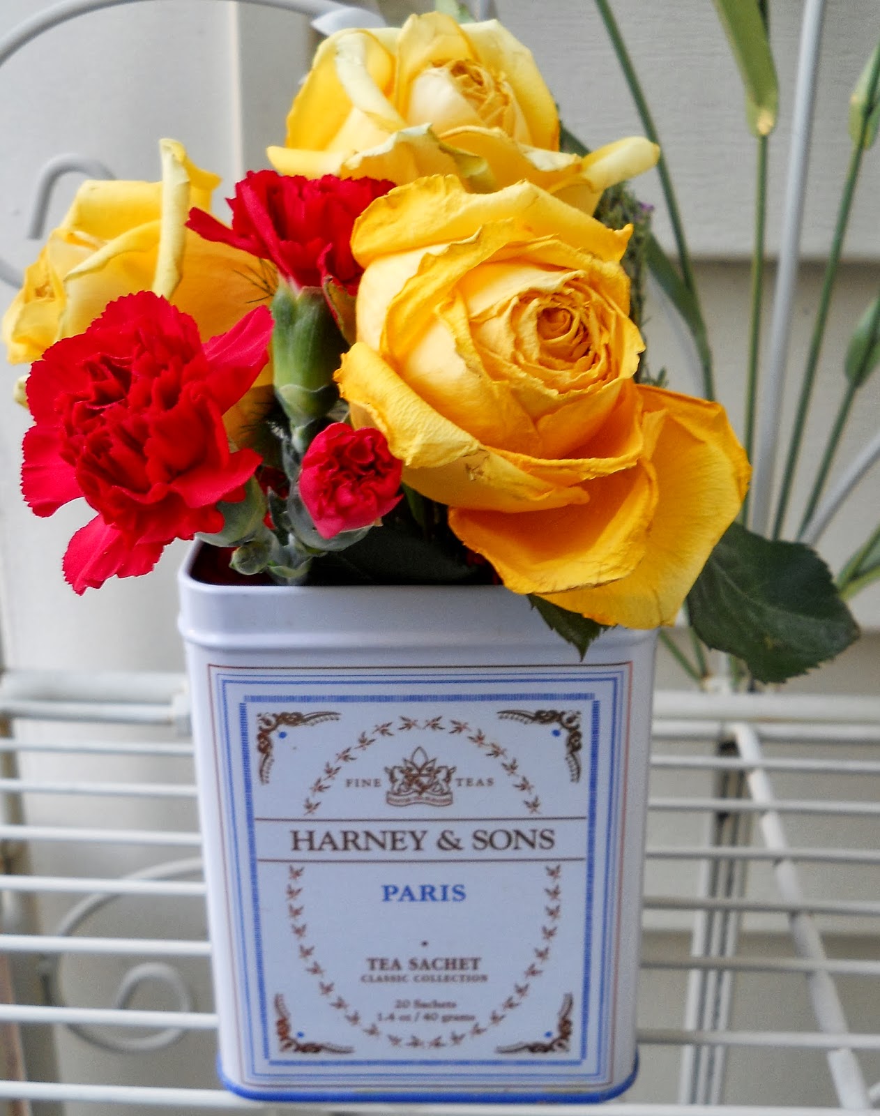 Teatime Journeys: Flowers & Tea Tins