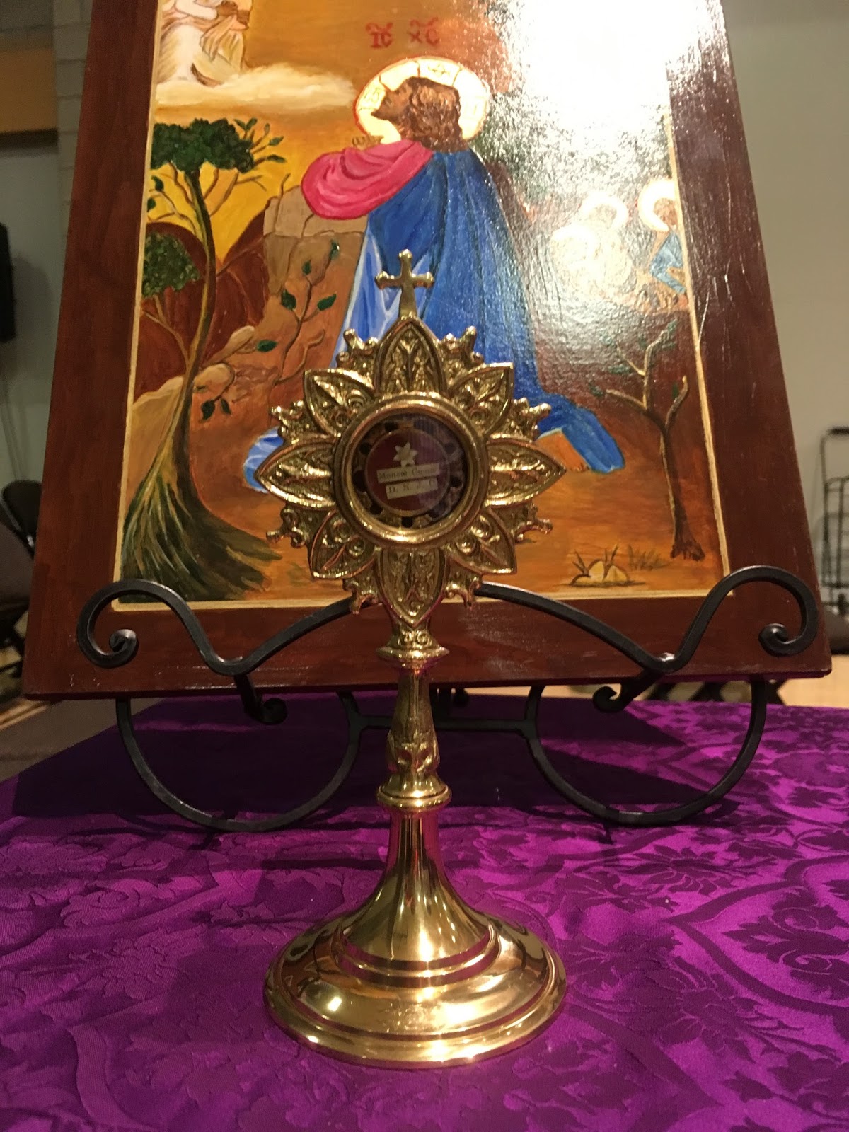 Tim in English: Catholic "Relics of the Passion" program, Riverton ...