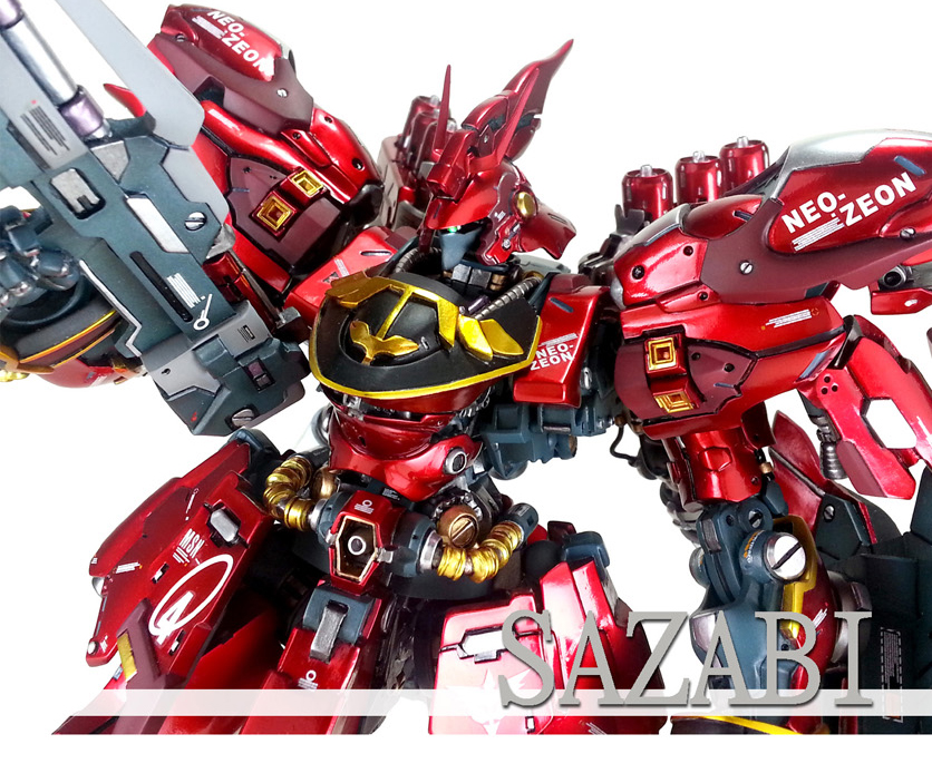 GUNDAM GUY: MERSA: MSN-04 Sazabi Resin Kit - To Be Display @ Chara ...