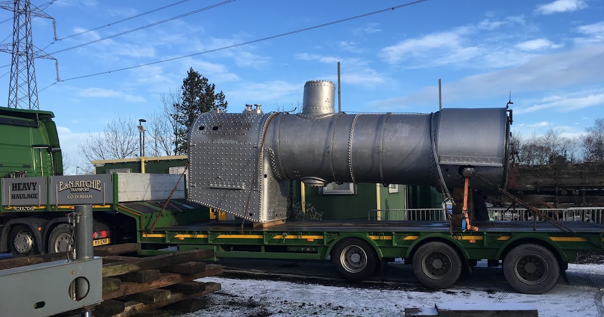 North Tyneside Steam Railway: Boiler Delivery