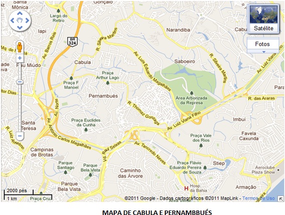 História de Salvador - Cidades Baixa e Alta: CABULA E PERNAMBUÉS
