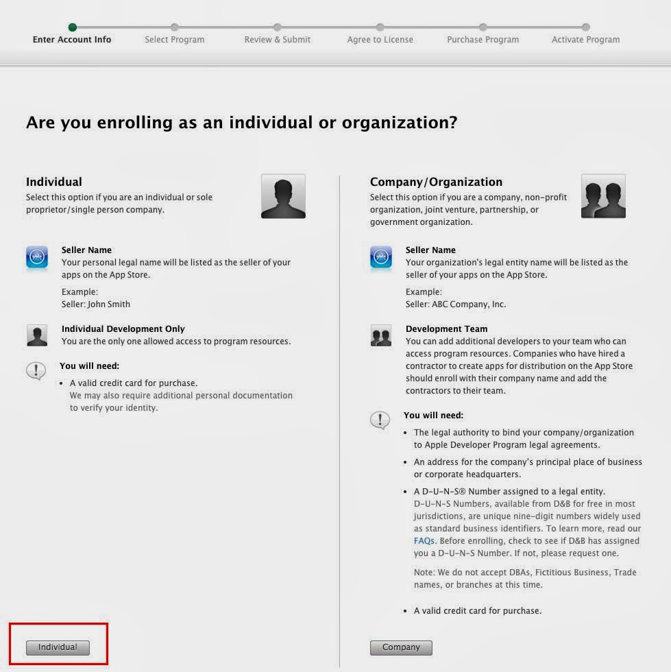 申請蘋果開發者帳戶 (Enroll Apple Developer Programs) ~ Sam4Sharing
