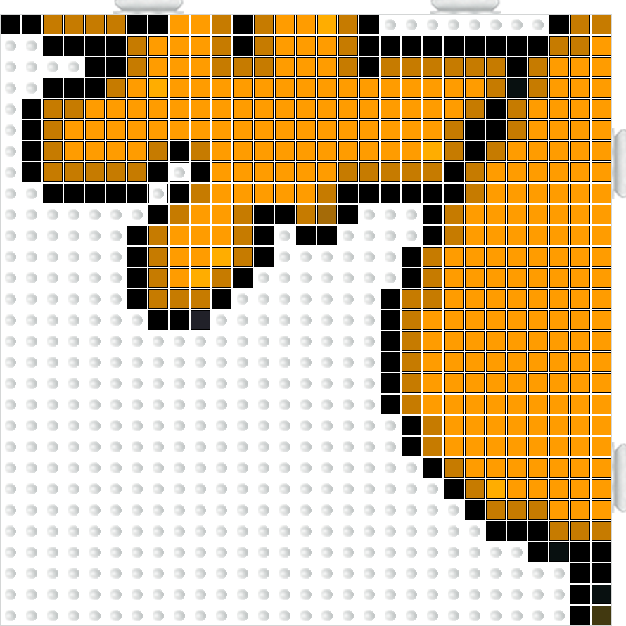 MeGustaHAMABEADS.com: PlantillasHamaBeads Garfield Parte 1