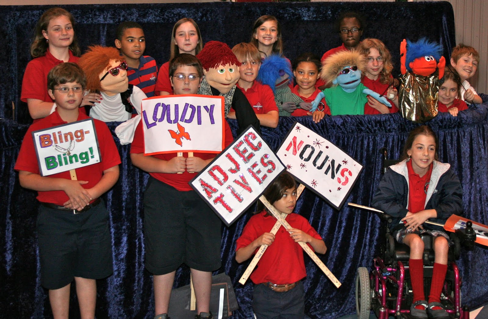 The Harris Hoppenings: Talent Show Puppet Performance