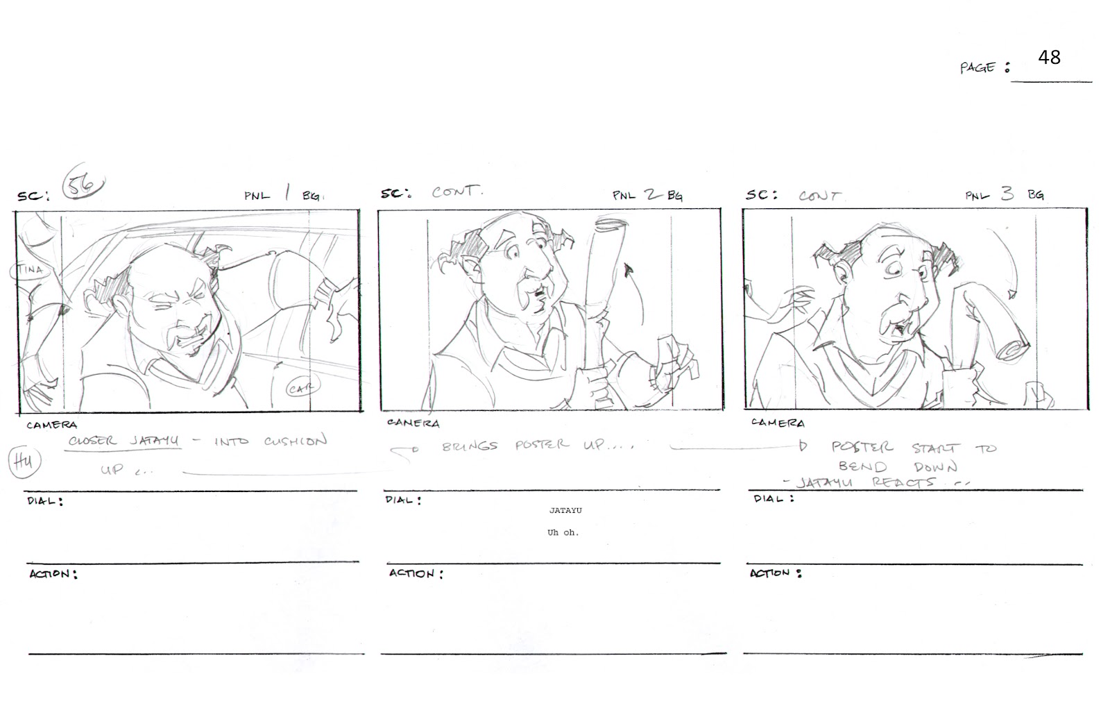 Story board work by Golden Street Animation: These are examples of the ...