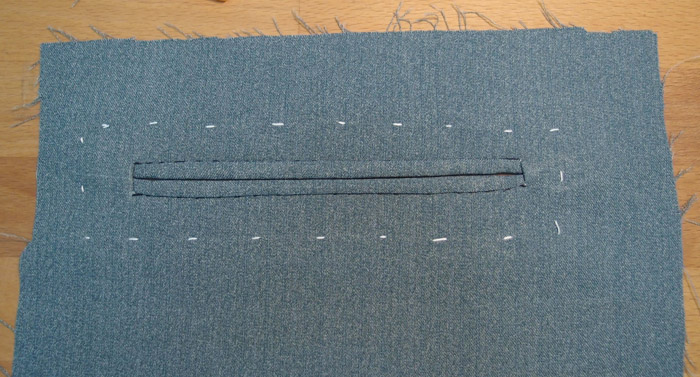 A Jacket Project: Making piped pockets (on scrap)