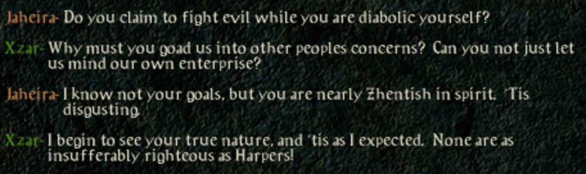 Best cRPGs: Xzar, Baldur's Gate 1 BG1 Companion