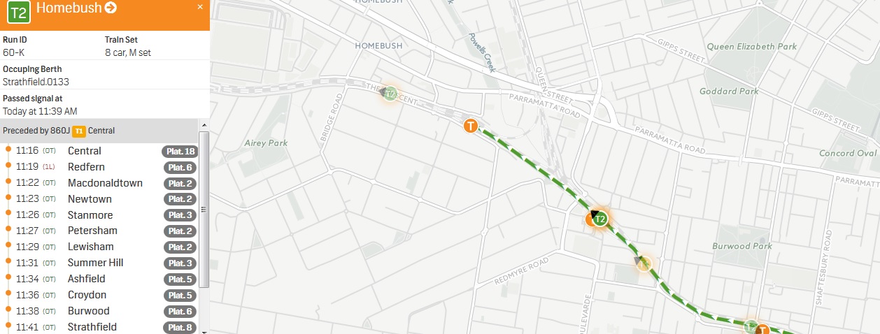 NSW RADIO AND COMMUNICATIONS - by Michael Bailey: TRAIN TRACKER - TRACK ...