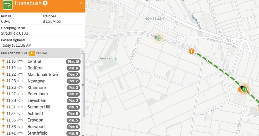 NSW RADIO AND COMMUNICATIONS - by Michael Bailey: TRAIN TRACKER - TRACK ...