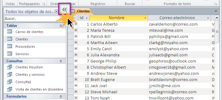 INFORMATICA: INTERFAZ DE ACCESS