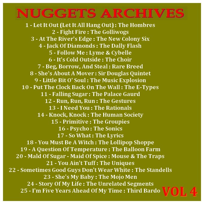 SIXTIES BEAT: Nuggets Archives From USA Vol 4