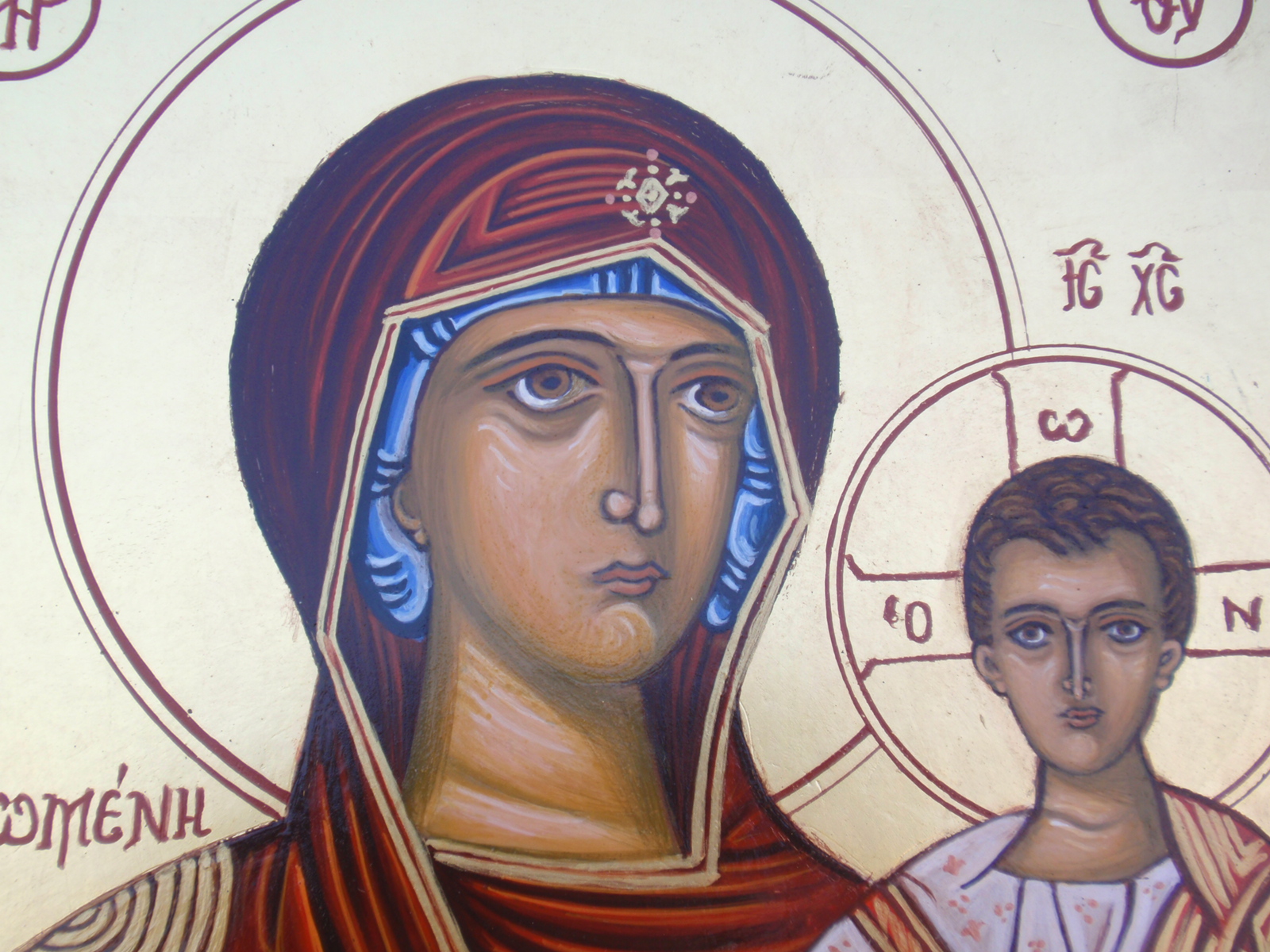' Μετόχι' Αγιογραφίας * Αγγέλα Ταλέβη : ΠΑΝΑΓΙΑ ΦΑΝΕΡΩΜΕΝΗ 30Χ40 ΣΤΗΝ ...