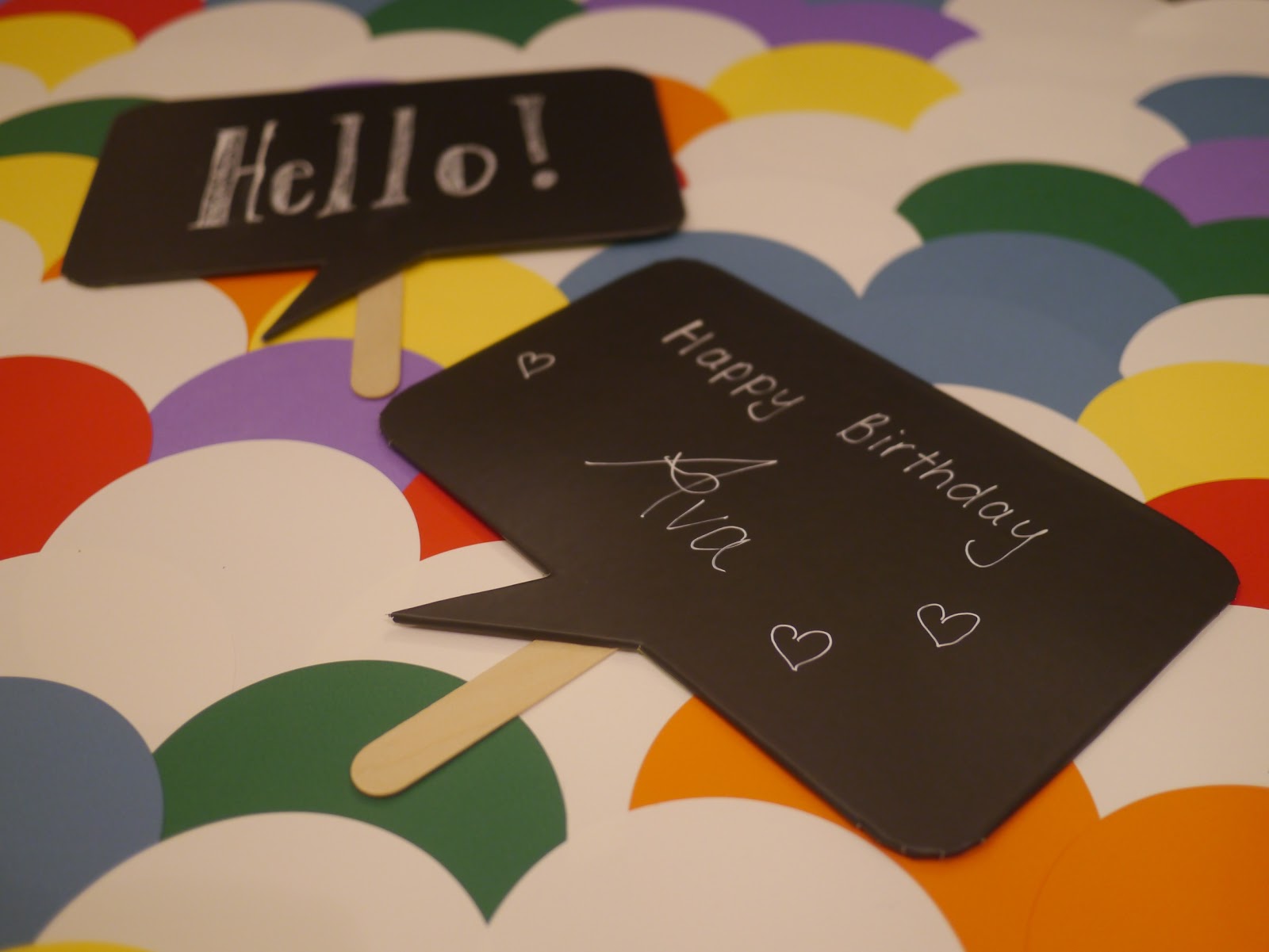 Little Hiccups: Chalkboard Speech Bubble DIY