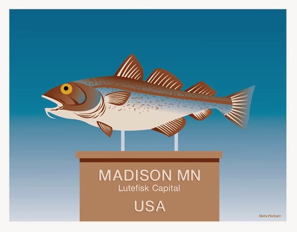 365 Projects: Lutefisk Capital Madison Minnesota - MN Roadside ...