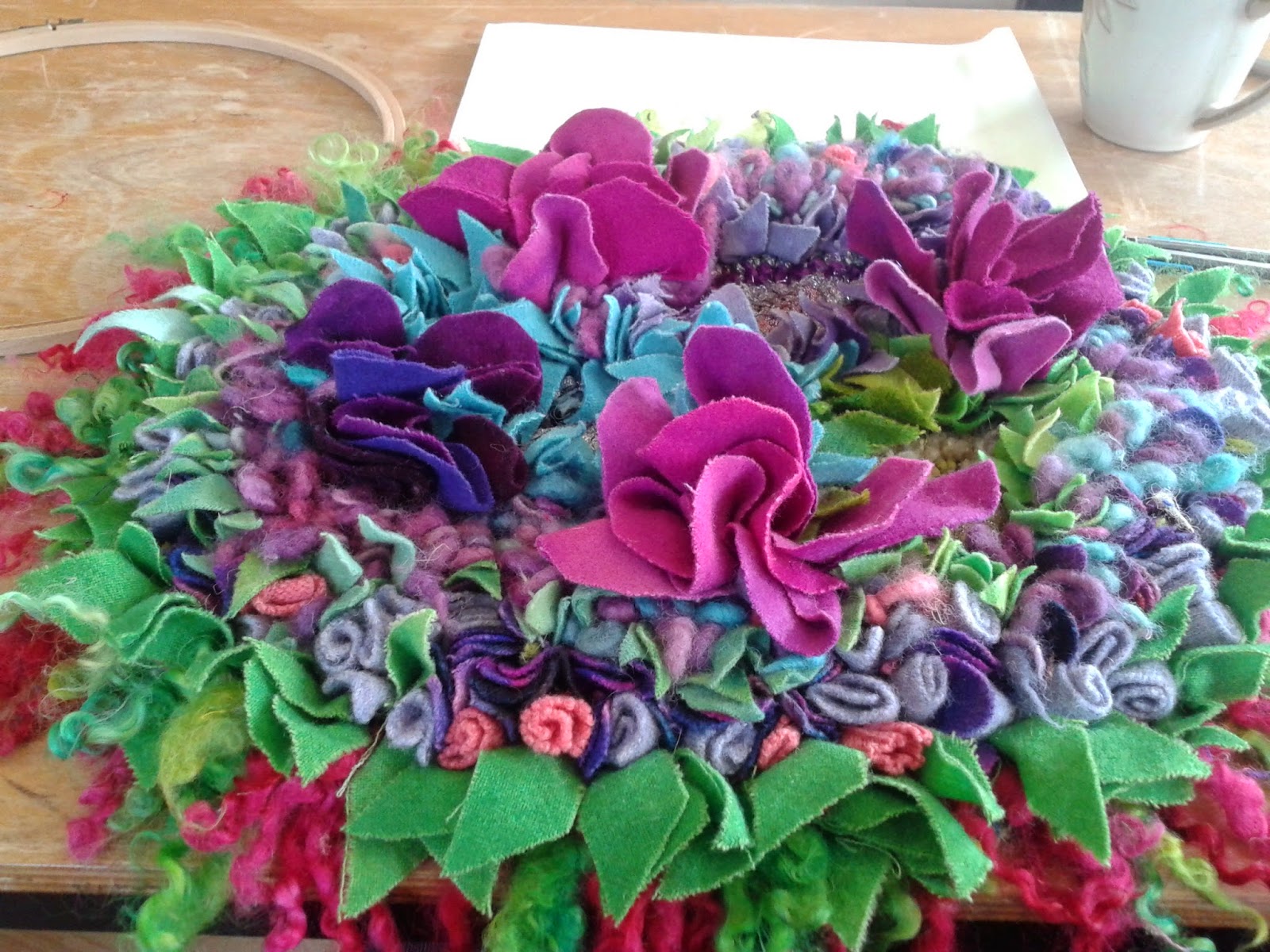 Liniecat @ Large: Heather Ritchie rugging workshop : )