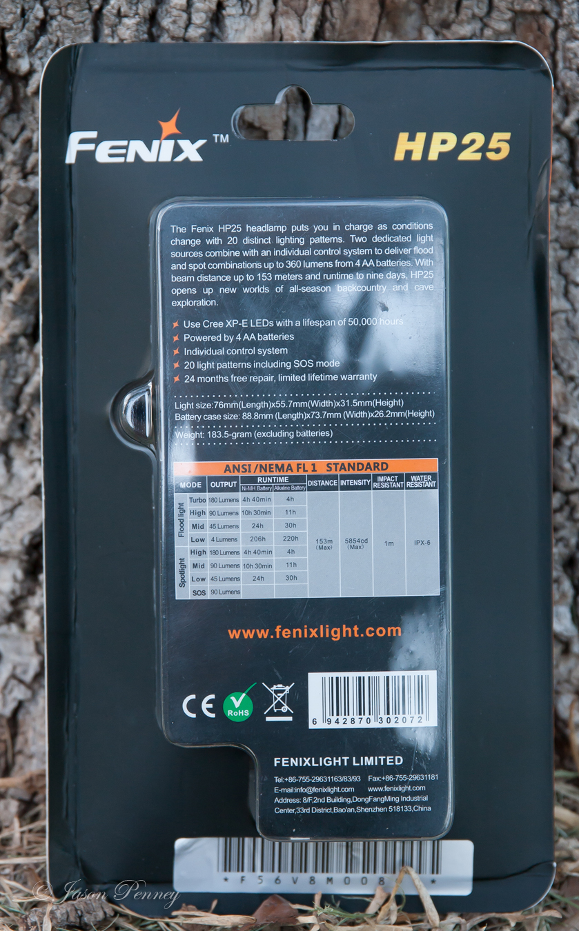 El Centavo's Gear Reviews: Fenix HP25 Headlamp Review