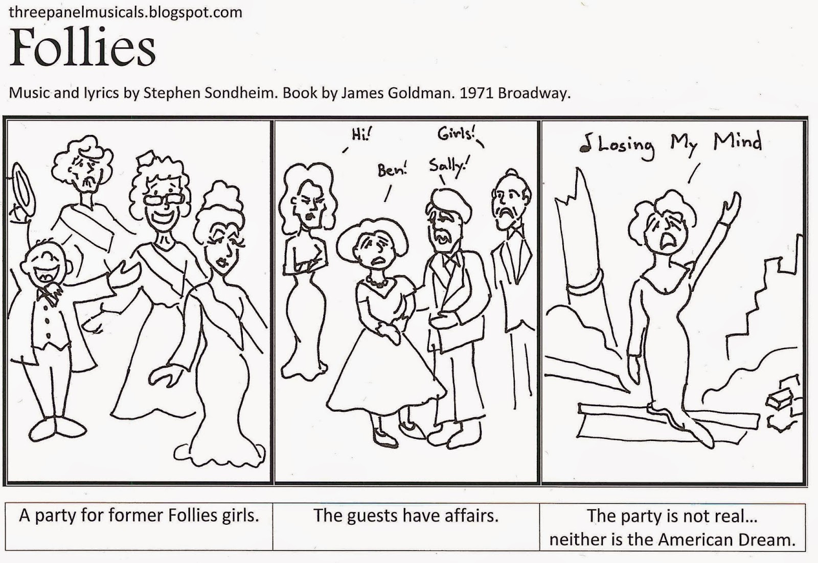Three Panel Musicals: Follies