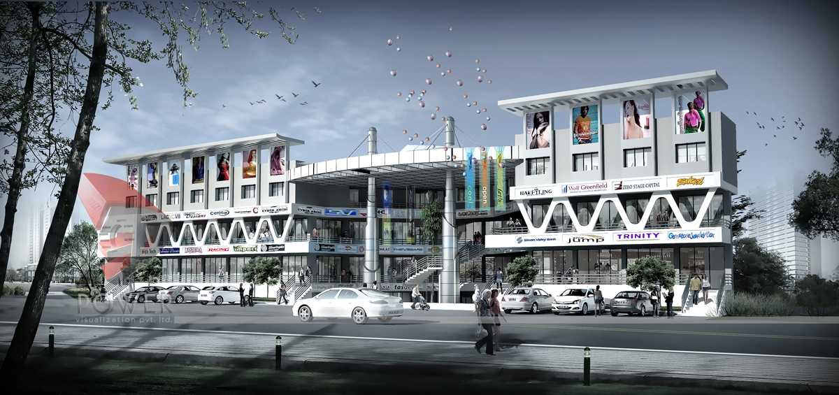 malls | multiplexes | 3d design