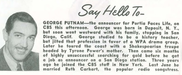 Say Hello To- GEORGE PUTNAM